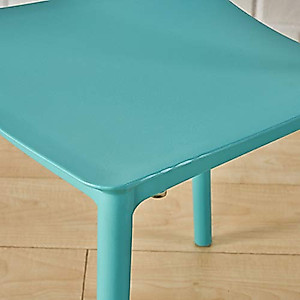 Christopher Knight Home Ali Indoor Plastic Chair (Set of 2), Teal