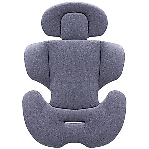Innokids Infant to Toddler Head and Body Support Pillow, Newborn Car Seat Insert Cushion Pad, Headrest with Adjustable Height, Perfect for Baby Carseats, Strollers, Carriers (Gray)
