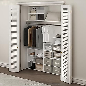 Furinno Luder Bookcase / Book / Storage, 4-Tier, White