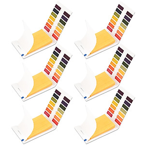 6 Pack Litmus PH Test Strips 480 Strips, PH 1-14 Test Litmus Paper for Teaching, Student, Chemistry PH Test Strips Experiment, PH Paper Test Strips & PH Soap Making Testing Strips for Water Soil Test