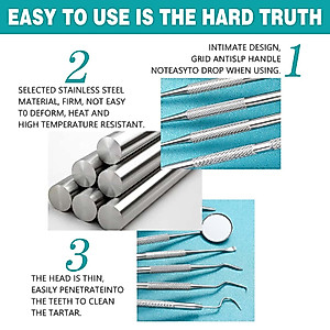 Ganbaro Moldable False Teeth, Teeth Repair Kit, Tooth Repair Granules, Temp Tooth Beads with 4 Dental Tools, Snap On Instant and Confident Smile