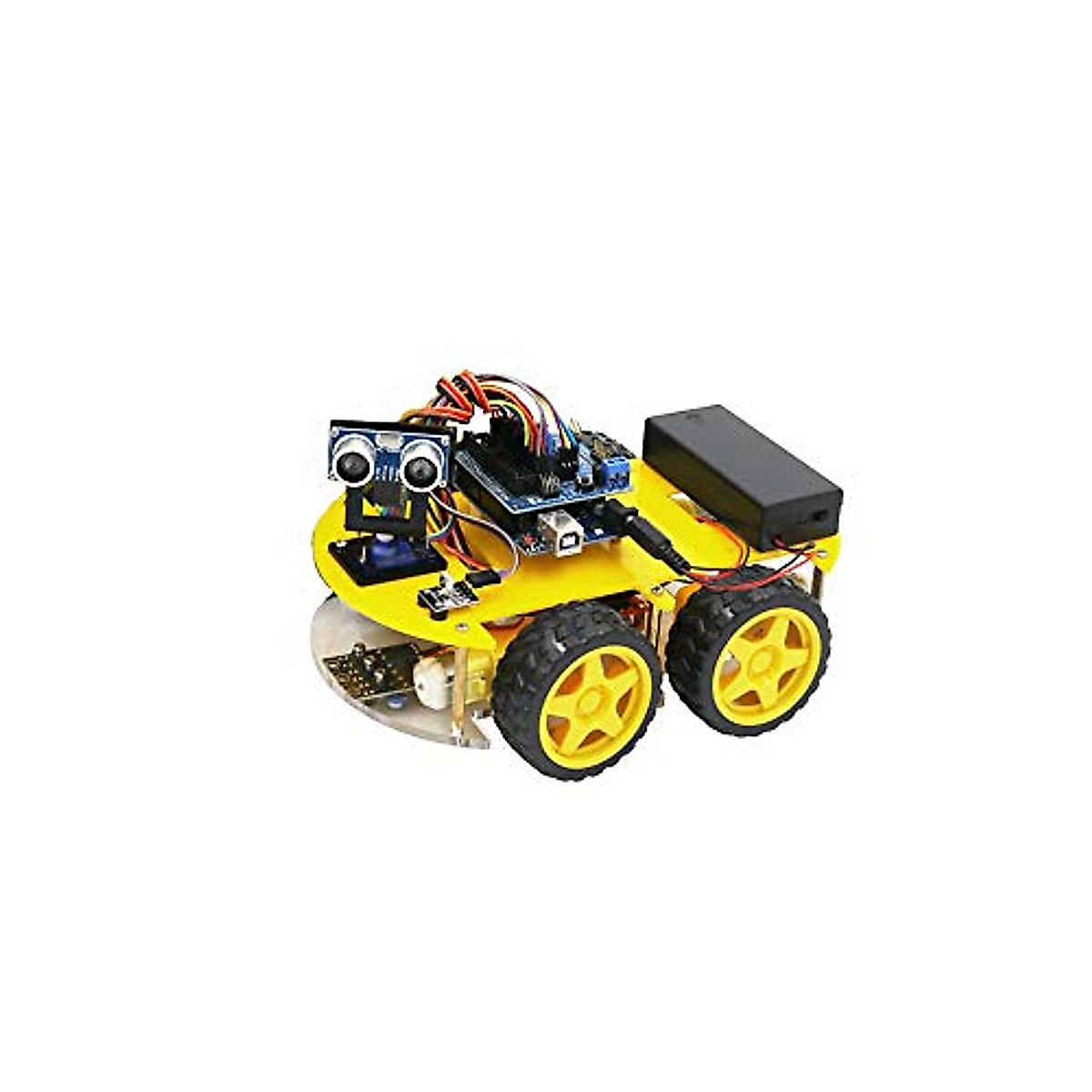 Smart Robot Car Kit for R3,Ultrasonic Sensor, Bluetooth Module for with Tutorial