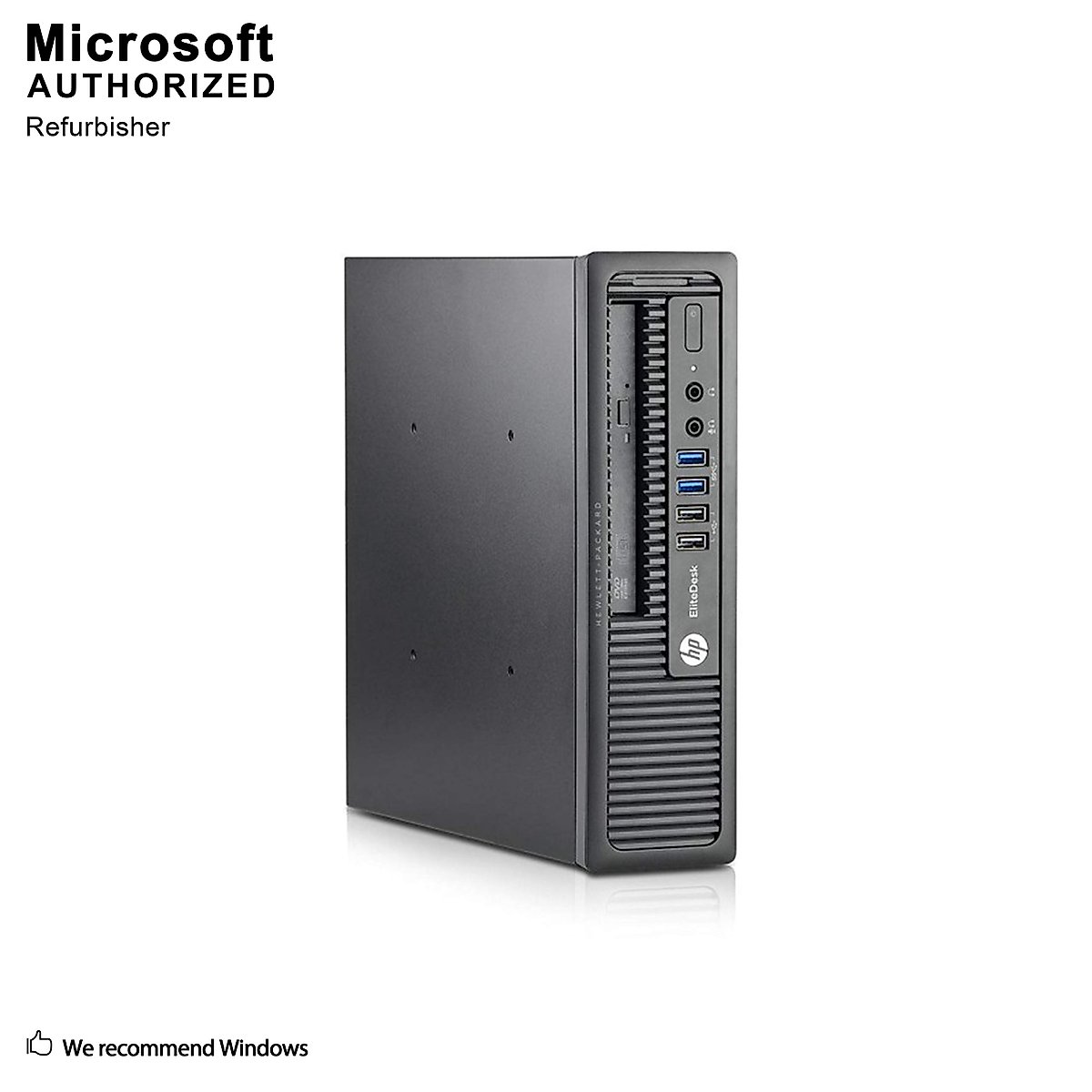 HP EliteDesk 800 G1 Ultra Small Form Desktop PC, Intel Quad Core i5-4590S up to 3.7GHz, 16G DDR3, 500G, WiFi, BT 4.0, Windows 10 64 Bit-Multi-Language Supports English/Spanish/French(Renewed)