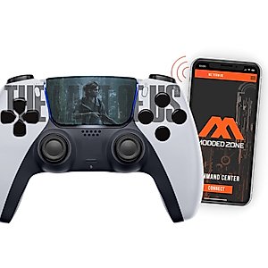 MODDEDZONE Last SMART Rapid Fire Custom Modded Controller compatible with PS5 all shooter games & more