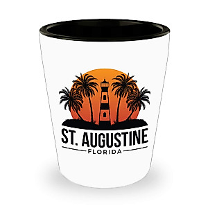 St Augustine Shot Glass Saint Augustine Florida Gift