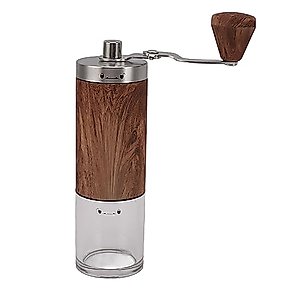 Manual Coffee Grinder, Hand Coffee Grinder Manual Grinder Hand Crank Grinder Vintage Coffee Grinder Burr Grinder Stainless Steel Hand Coffee Grinder with Adjustable Setting