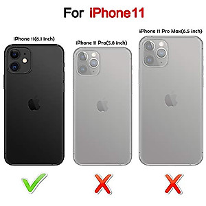 HianDier Wallet Case for iPhone 11 6.1-inch Slim Protective Case with Credit Card Slot Holder Flip Folio Soft PU Leather Magnetic Closure Cover for 2019 iPhone 11 iPhone XI, Mandala