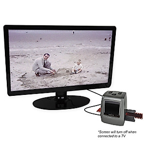 Magnasonic All-in-One High Resolution 24MP Film Scanner, Converts 35mm/126KPK/110/Super 8 Films, Slides, Negatives into Digital Photos, Vibrant 2.4" LCD Screen, Impressive 128MB Built-in Memory