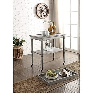 MengK Frisco Tray Table in Antique Slate XH
