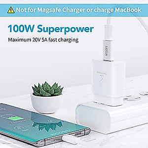 [10Gbps] USB C Female to USB Male Adapter (2-Pack), 3.1 USB A to USB C Adapter, XAOSUN One-Sided SuperSpeed Data Sync & 100W Fast Charging - Compatible with Laptop, PC, Charger, Power Bank, Quest Link