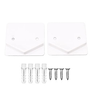 2 Pcs Curtain Rod Tension Bracket Shower Curtain Rod Pole Holder Hook Door Curtain NonSlip Decoration Rod Bathroom Curtain Rod Large Decorative Rod Curtain Home for Window Curtain Commemorative