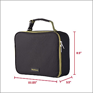 Whiskware Insulated Soft Cooler Lunch Bag for Work, Travel, and More, Black