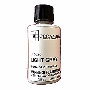 Ceramifix .5 oz Light Gray Touch up Paint for Tile, Appliances and More