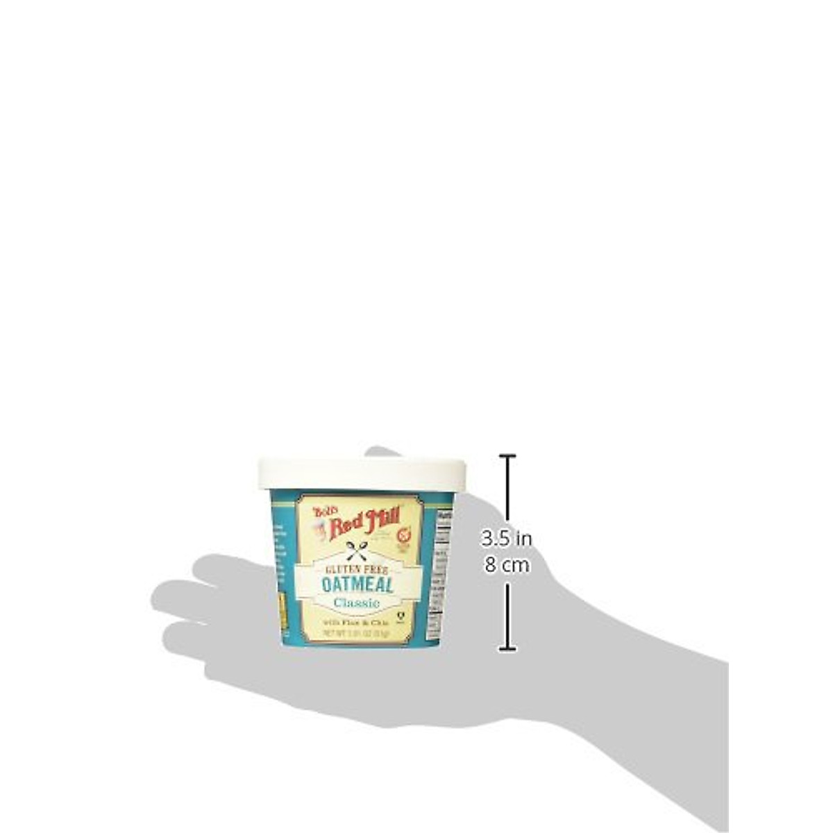 Bobs Red Mill Oatmeal Cup Classicwith Flax/Chia (Single)