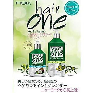 Hair One 6 in 1 Cleanser, Olive, 16.9 Fluid Ounce