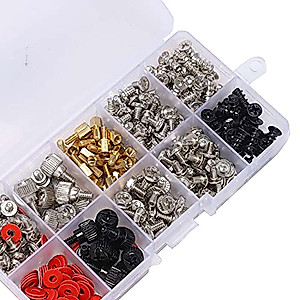 YHJIC 360PCS Personal Computer Screw,Pc Case Screws, Standoffs for Hard Drive Pc Case Fan Graphic