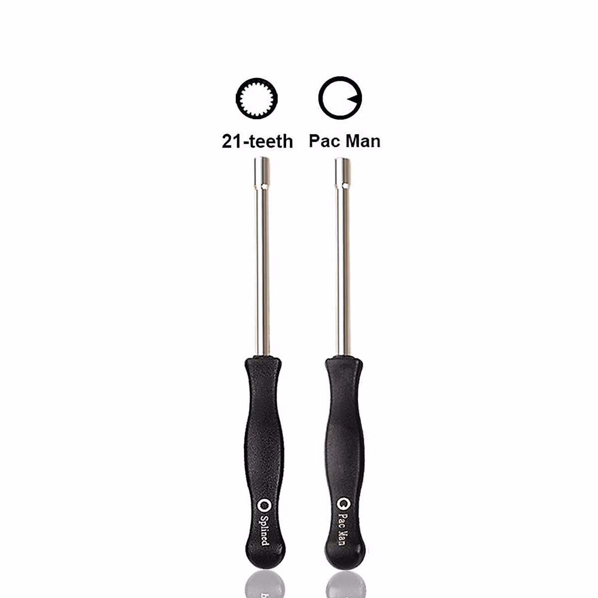 HUZTL Carburetor Adjustment Tool (21-Teeth Splined + Pac Man) Carburator Adjusting Kit for 2-Cycle Small Engine Poulan Husqvarna Homelite Weed Eater Craftman Echo Trimmer Blower