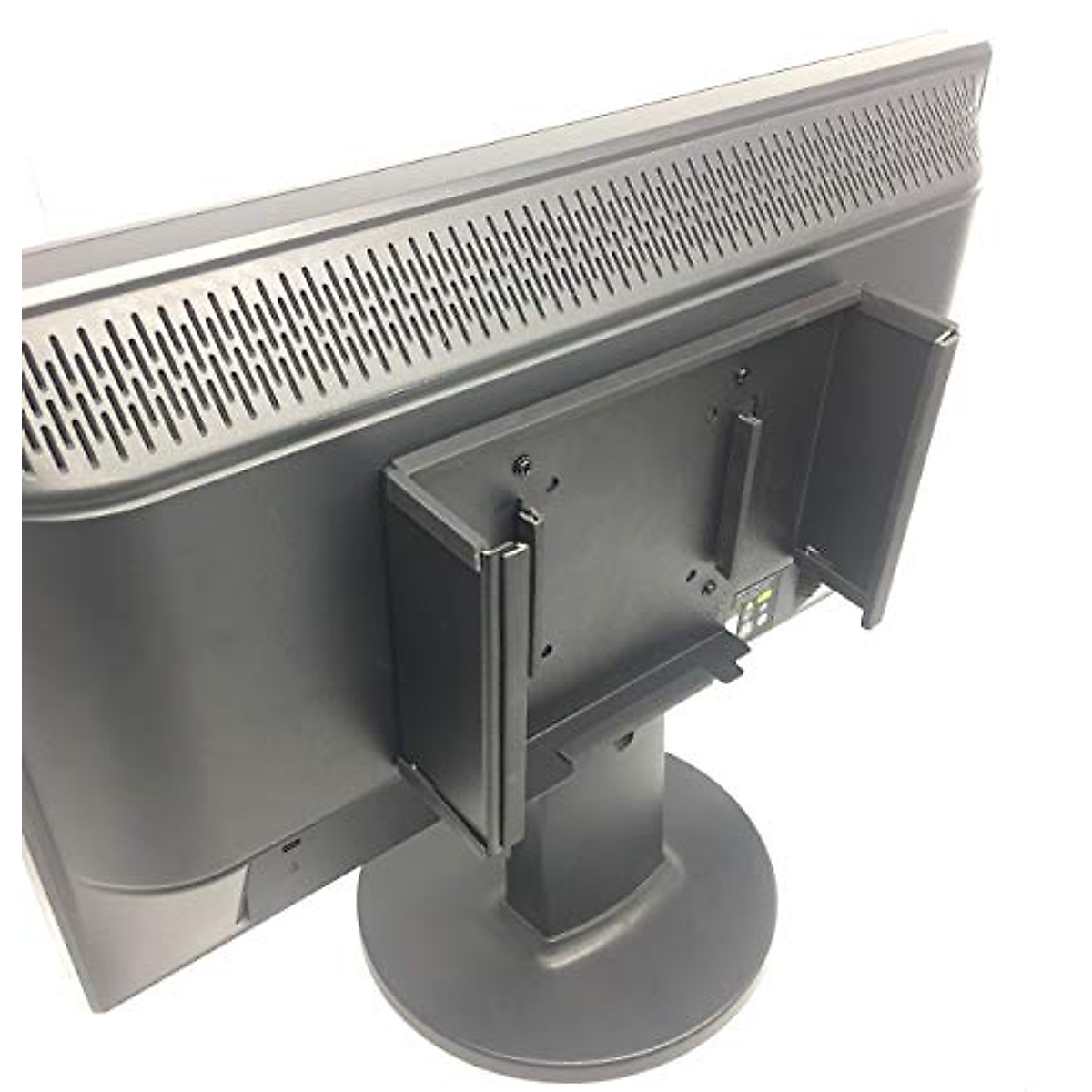 JINGCHENGMEI Mac Mini Mount - Mount for Mac Mini No Scratches on Your Equipment (MacMiniMount, Black)