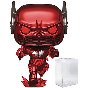 POP DC Heroes: Dark Nights Metal - Batman Red Death (PX Previews Exclusive) Funko Vinyl Figure (Bundled with Compatible Box Protector Case) Multicolor 3.75 inches