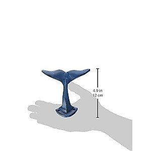 Abbott Collection 27-Iron AGE/357 Tail Wall Hook, 3.5 inches H, Whale Tale