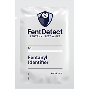 FentDetect Fentanyl Detection Wipes for Drug Testing, Microfiber, Pack of 4