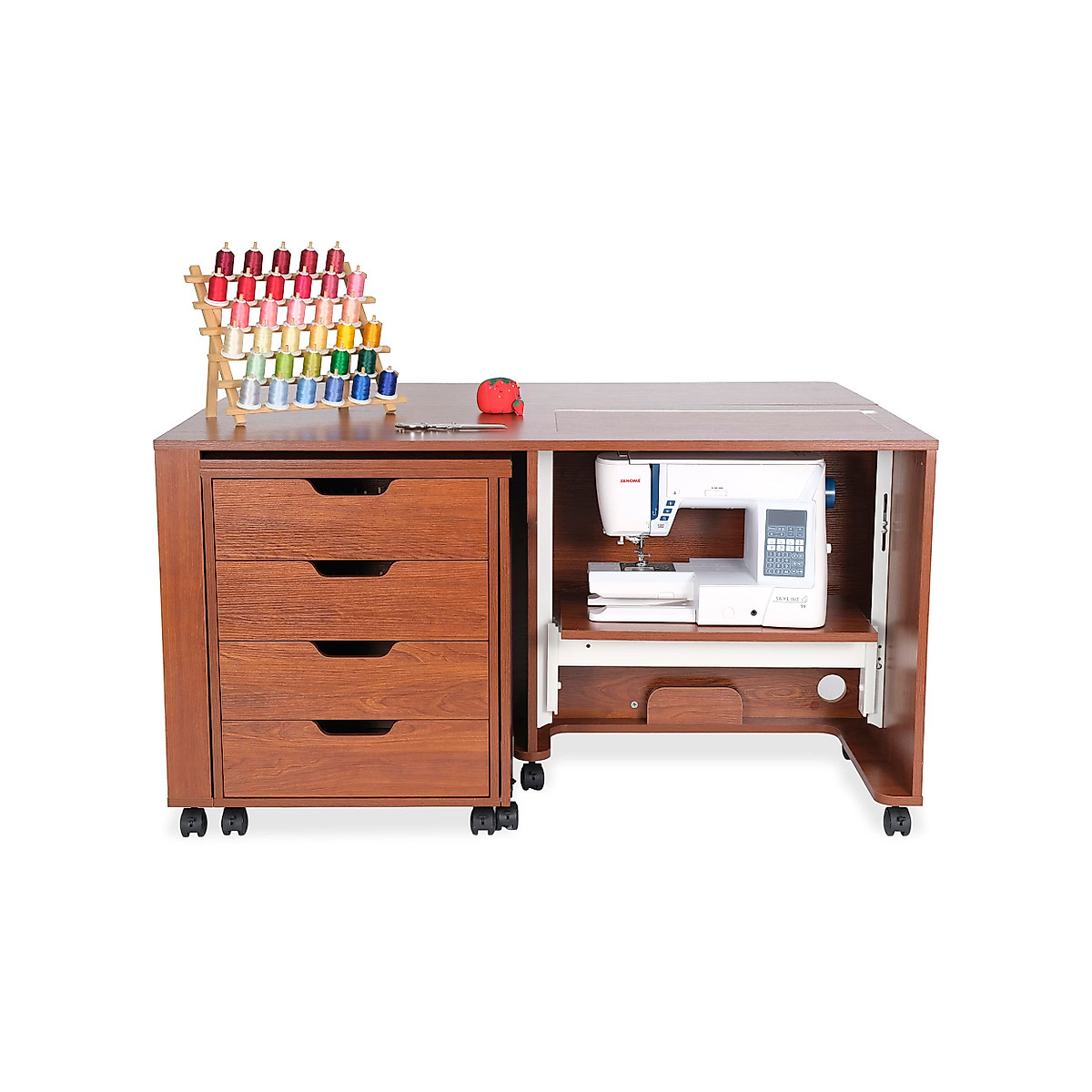 Arrow Laverne & Shirley Sewing and Quilting Cabinet with Lift and Caddy