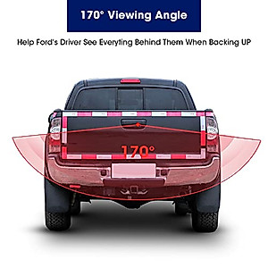 LEADSIGN Tailgate Handle Backup Rear View Camera for Tacoma 2005-2014,Aftermarket Tailgate Door Handle Replacement Parking Camera, RCA Connector