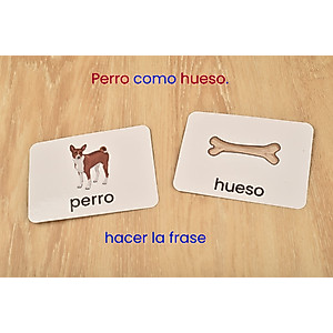 BOHS Spanish and English Literacy Wiz Game - Preschool Language Learning Educational Toys