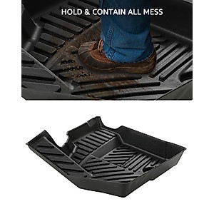 RZR Front Floor Mats, A&UTV PRO Floor Liners All Weather Protection Compatible for 2014-2023 Polaris RZR XP 1000 900 S XC Turbo 2 Doors Accessories Replace # 2880414