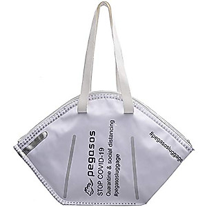 QZUnique Women's Mask Shaped Handbag Large Capacity Tote Bag Eco-friendly Shopping Shoulder Bags