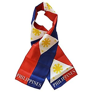 Philippines - Lightweight Polyester Flag Scarf
