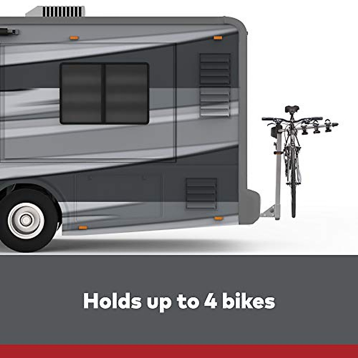 YAKIMA - LongHaul Premium Hitch Bike Rack for RV and Travel-Trailer, 4 Bike Capacity