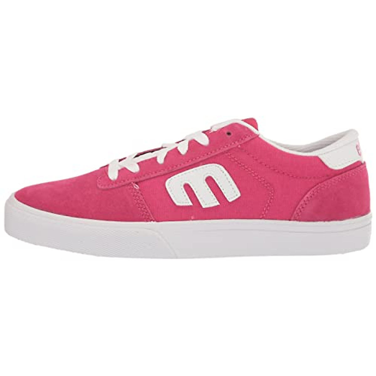 Etnies Women's Calli Vulc Low Top Skate Shoe, Pink/White, 8
