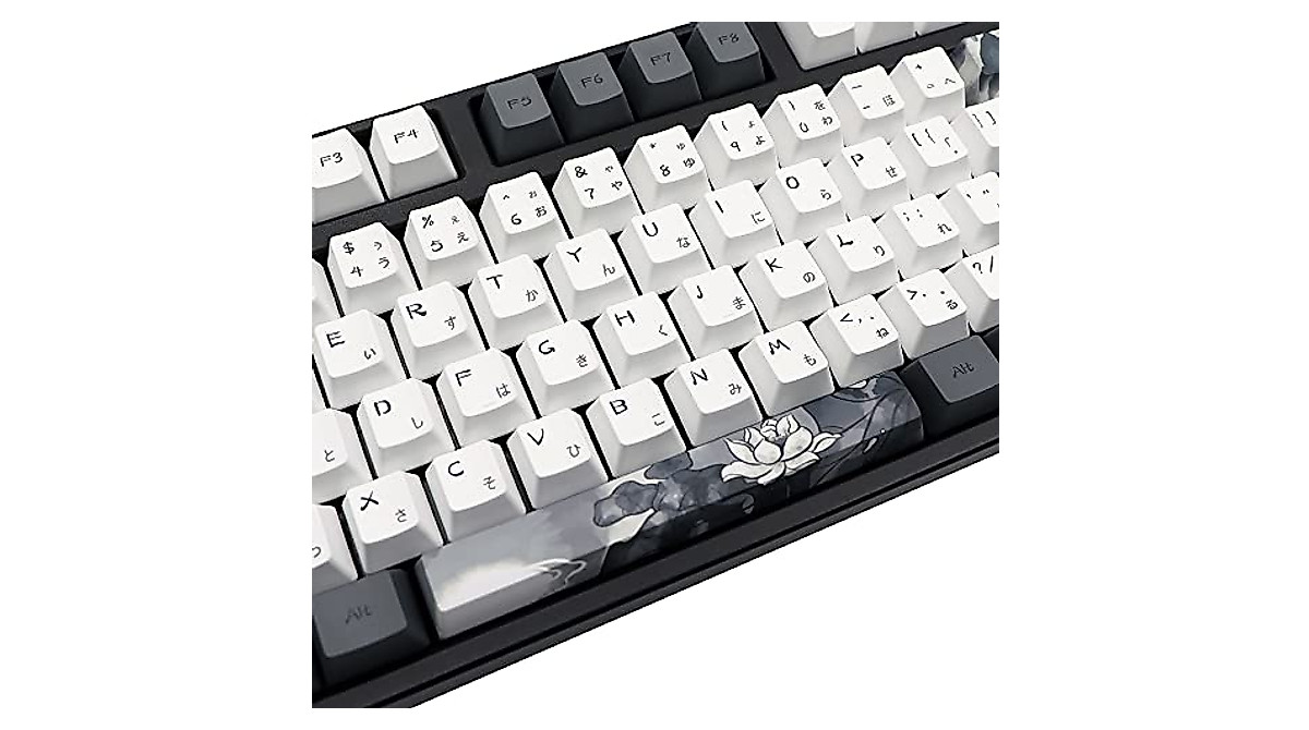 Shop MOLGRIA Ink Lotus Keycaps - 140 Custom Set