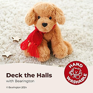 Bearington Grizwald The Golden Retriever Plush, Dogs Stuffed Animals, 7.5 Inch Golden Retriever Stuffed Animal, Ideal Christmas Stuffed Animal Gift for Toddlers, Kids & Teens