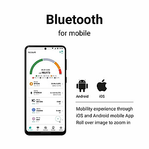 D'CENT Biometric Wallet 2X Pack-Cryptocurrency Hardware Wallet-Bluetooth