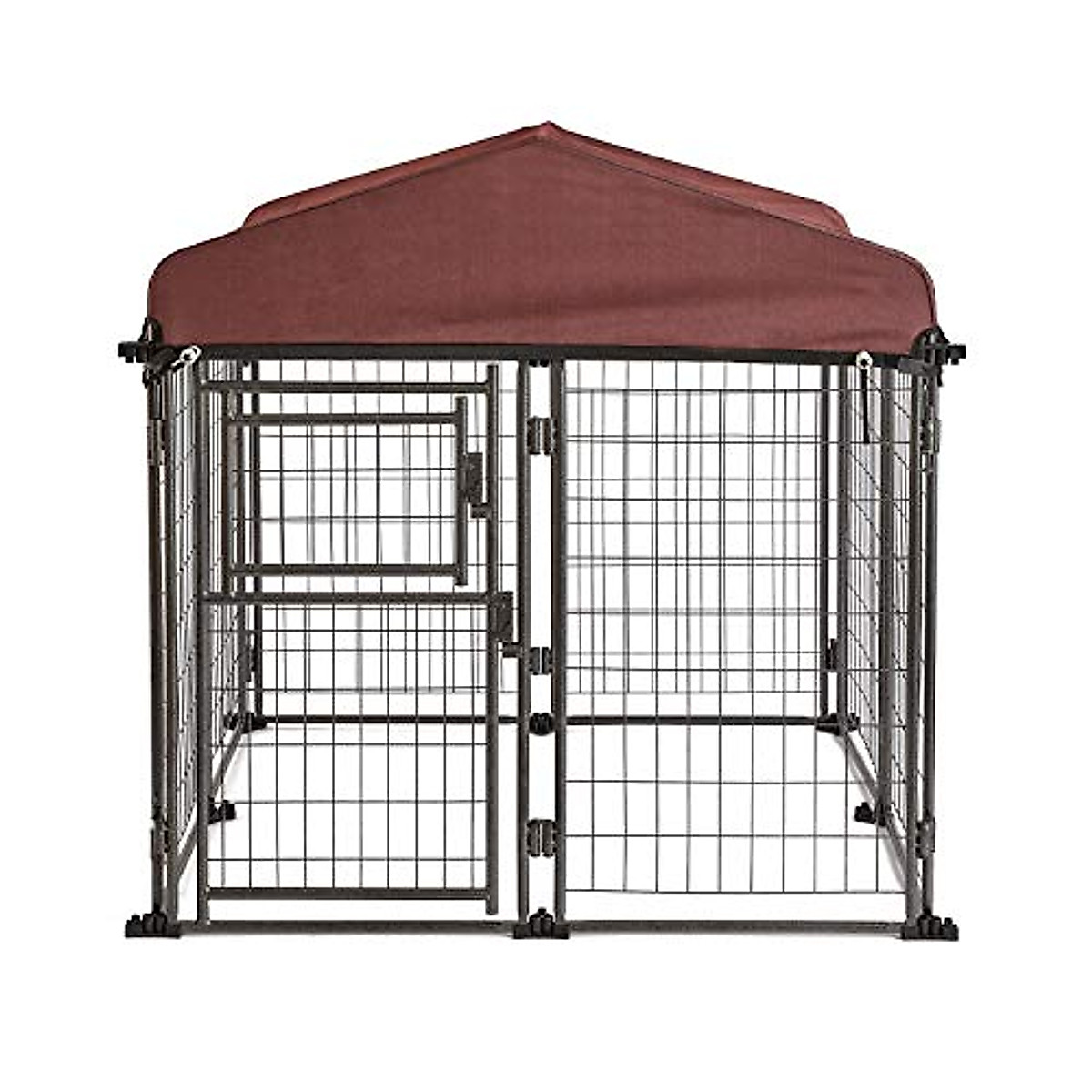TWO by TWO Haven Expandable Kennel, Black, Medium