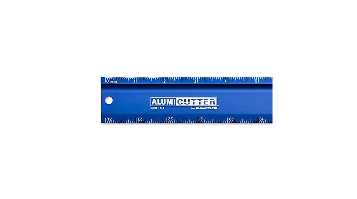 Alumicolor AlumiCutter 24-Inch Aluminum Straight Edge - Precise & Safe