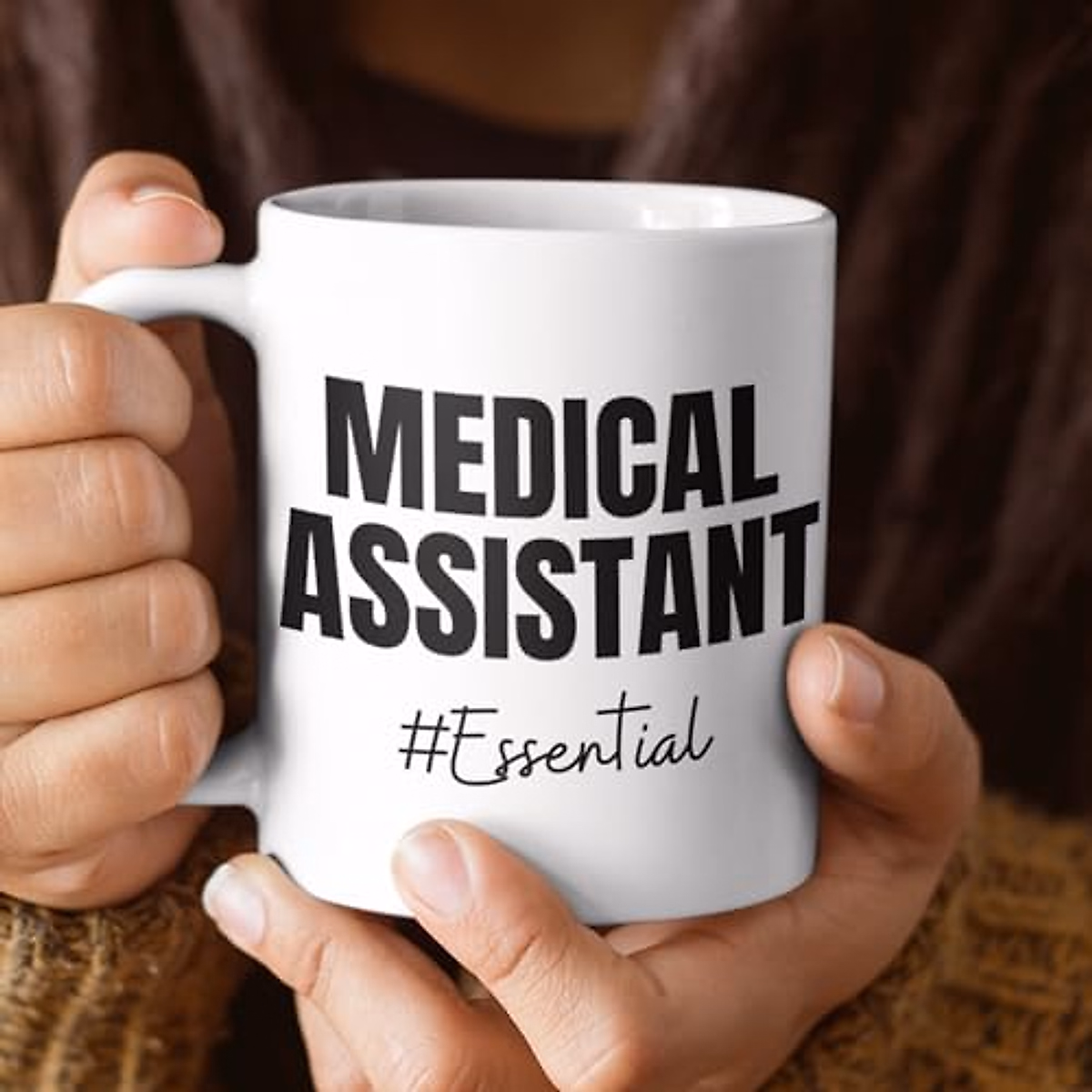 heheta Medical Assistant Coffee Mug Essential Ma Mug Heart Stethoscope Clinical