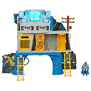 DC Comics Batman 3-in-1 Batcave Playset with Exclusive 4-inch Batman Action Figure and Battle Armor