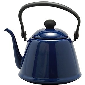 Nodahoro DK-200NB Drip Kettle II, 0.6 gal (2.0 L), Navy, Made in Japan