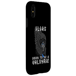 iPhone X/XS Ilias - Born To Be A Valkyrie - Personalized Case