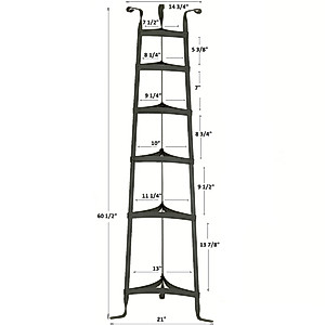 Old Dutch 60-Inch Cookware Stand, Graphite
