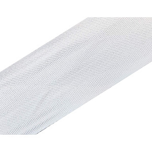 Mandala Crafts White Twill Tape 2 Inches Cotton Webbing Strap - 50 Yds White Cotton Ribbon Herringbone Tape - Cotton Bias Tape for Sewing Seam Binding