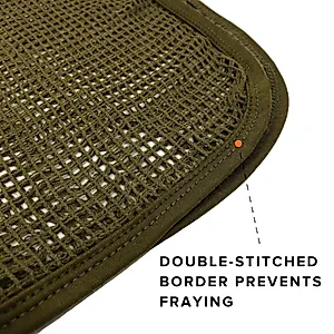 Arcturus Sniper Veil | Tactical Scarf to Camouflage Your Neck, Face & Head | 100% Cotton - 48" x 40" (Olive Drab)