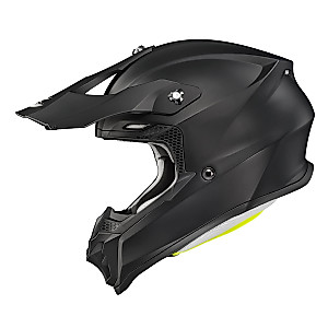 ScorpionEXO VX-16 Dual Off-Road Dirt Bike MX ATV UTV Motocross Racing Adult Full Race Helmet with Visor Dot Approved (Matte Black - Medium)