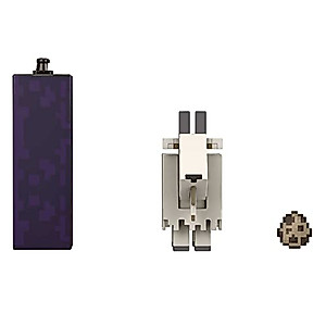 Mattel Minecraft Goat Action Figure, 3.25-in, with 1 Build-a-Portal Piece & 1 Accessory, Building Toy Inspired by Video Game, Collectible Gift for Fans & Kids Ages 6 Years & Older
