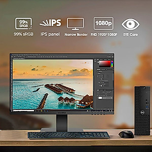 Dell OptiPlex 3050 Desktop Computers PC and KOORUI 24 inch Monitor Bundle, 32GB Ram 512GB M.2 NVMe SSD, Built-in WiFi 6,Bluetooth 5.2, i5-6500 3.2GHz, Windows 10 Pro (Renewed)