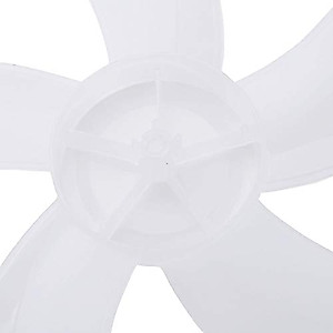 YiZYiF Universal Plastic 5 Leaves Fan Blade Household Standing Pedestal Fan Table Fanner Replacement Part General Accessories Clear 16 inches