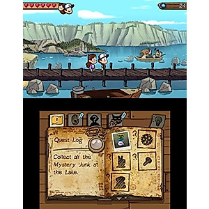 Gravity Falls: Legend of the Gnome Gemulets - Nintendo 3DS Standard Edition (Renewed)